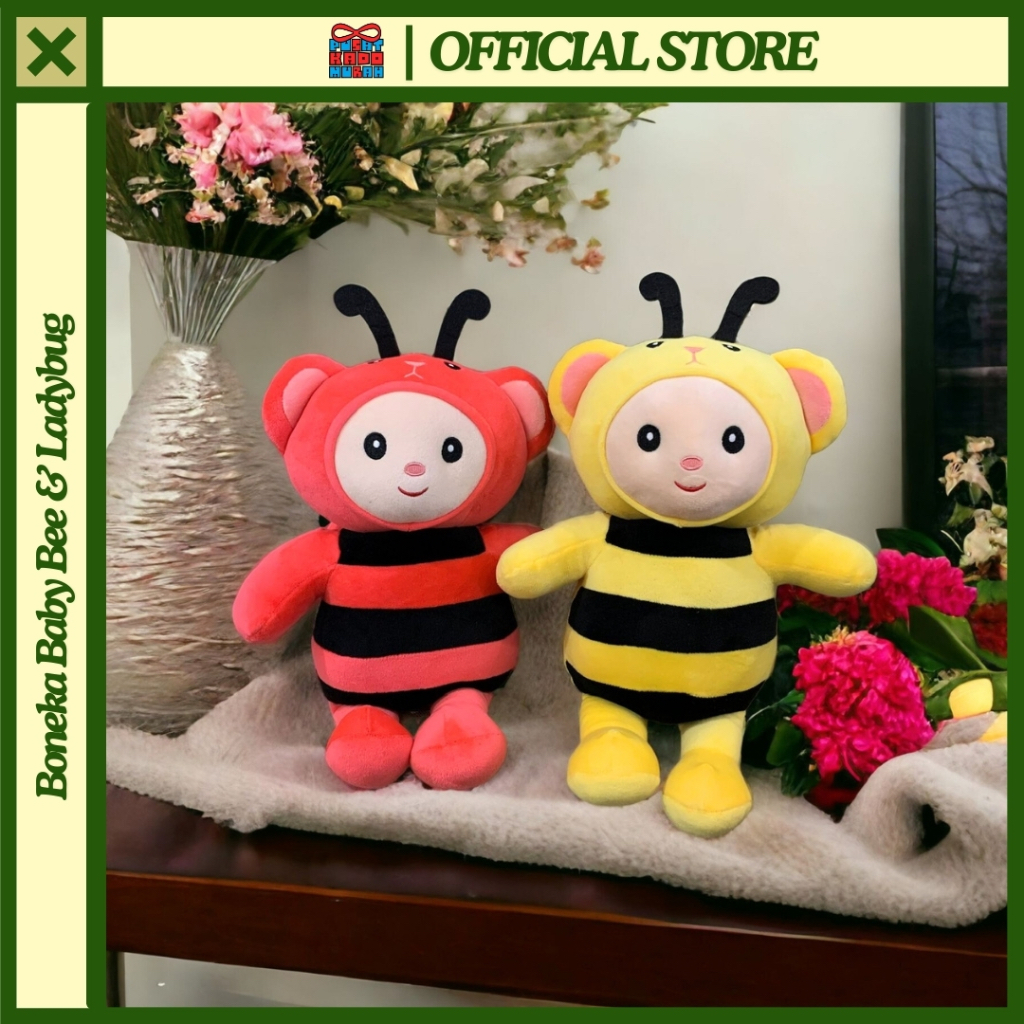 Jual Boneka Baby Bee Lebah Kuning / Ladybug Kepik Merah 42 cm - Pusat ...
