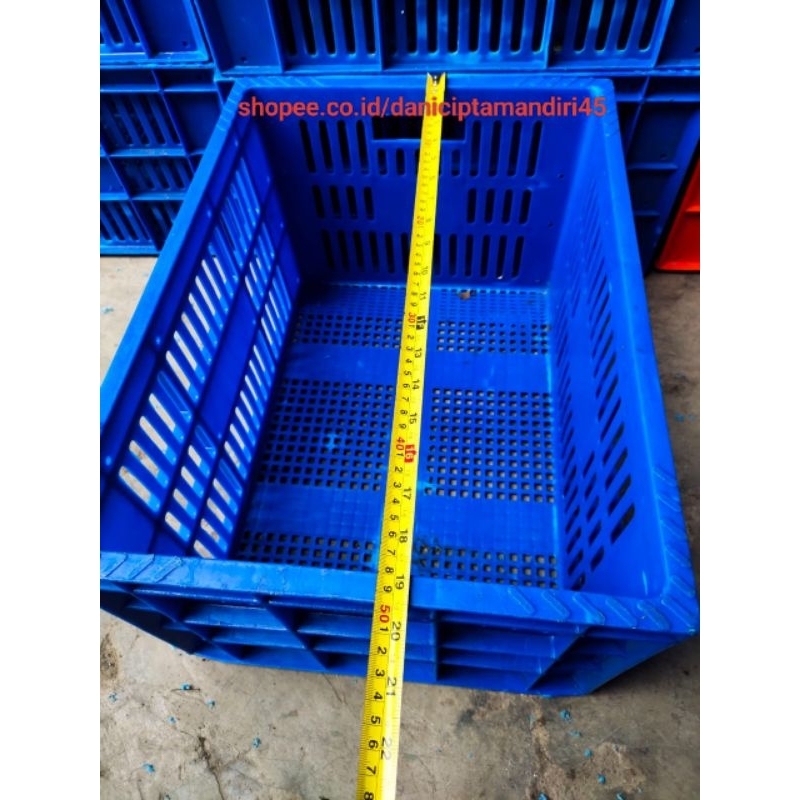 Jual keranjang container rabbit type 3003, krat plastik industri, krat ...