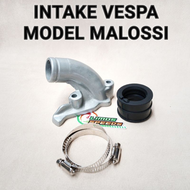 Jual Intake Manipol Vespa Model Malosi fullset Karet Klem Intake ...
