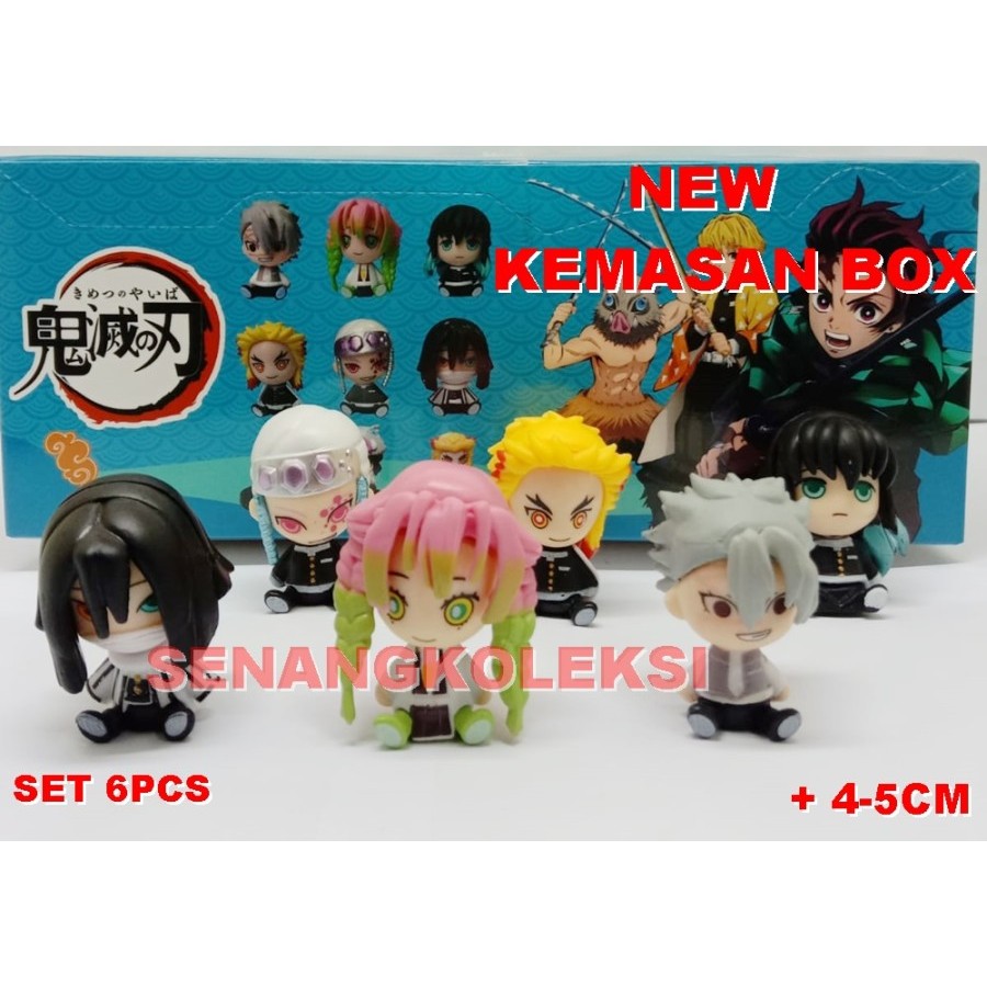 Jual Figure Kimetsu No Yaiba Demon Slayer Blind Box Set 6pcs | Shopee ...