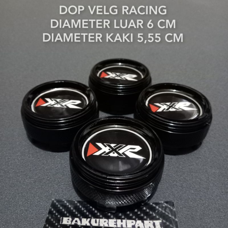 Jual Dop roda tutup velg mobil racing silinder kecil tulisan XXR ...