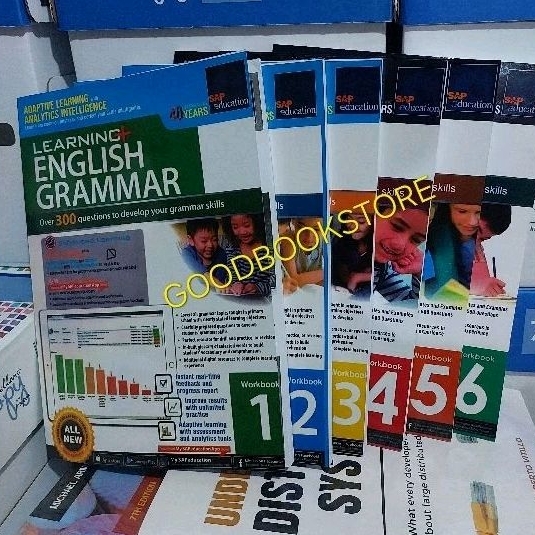 Jual Buku SAP Education Learning + English Grammar Level 1-6 Workbook ...