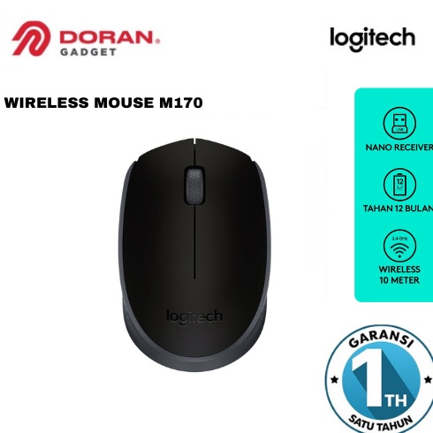 Jual SPESIAL AWAL TAHUN Mouse Logitech Wireless M17 Original Garansi ...