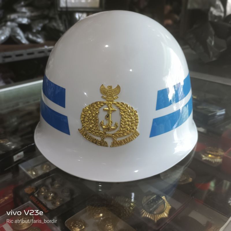Jual HELM UPACARA ANGKATAN LAUT HELM PENGAWAL PASKBIRAKA | Shopee Indonesia