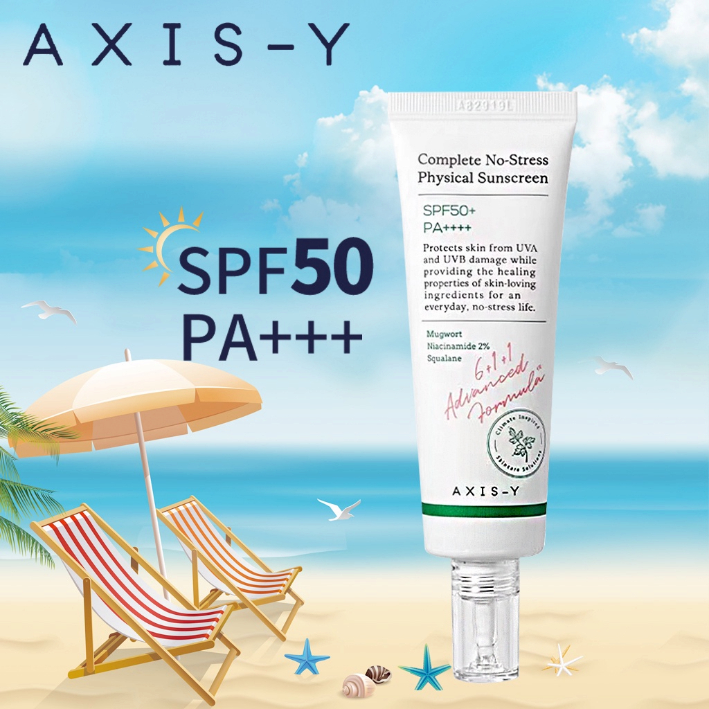 Jual [COD]AXIS-Y Complete No-Stress Physical Sunscreen SPF50+ Version 3 ...