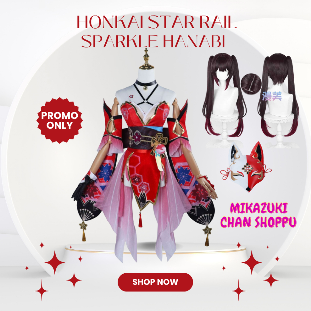 Jual ( READY STOK ) WUDU Costume Set Sparkle Hanabi Honkai Star Rail ...