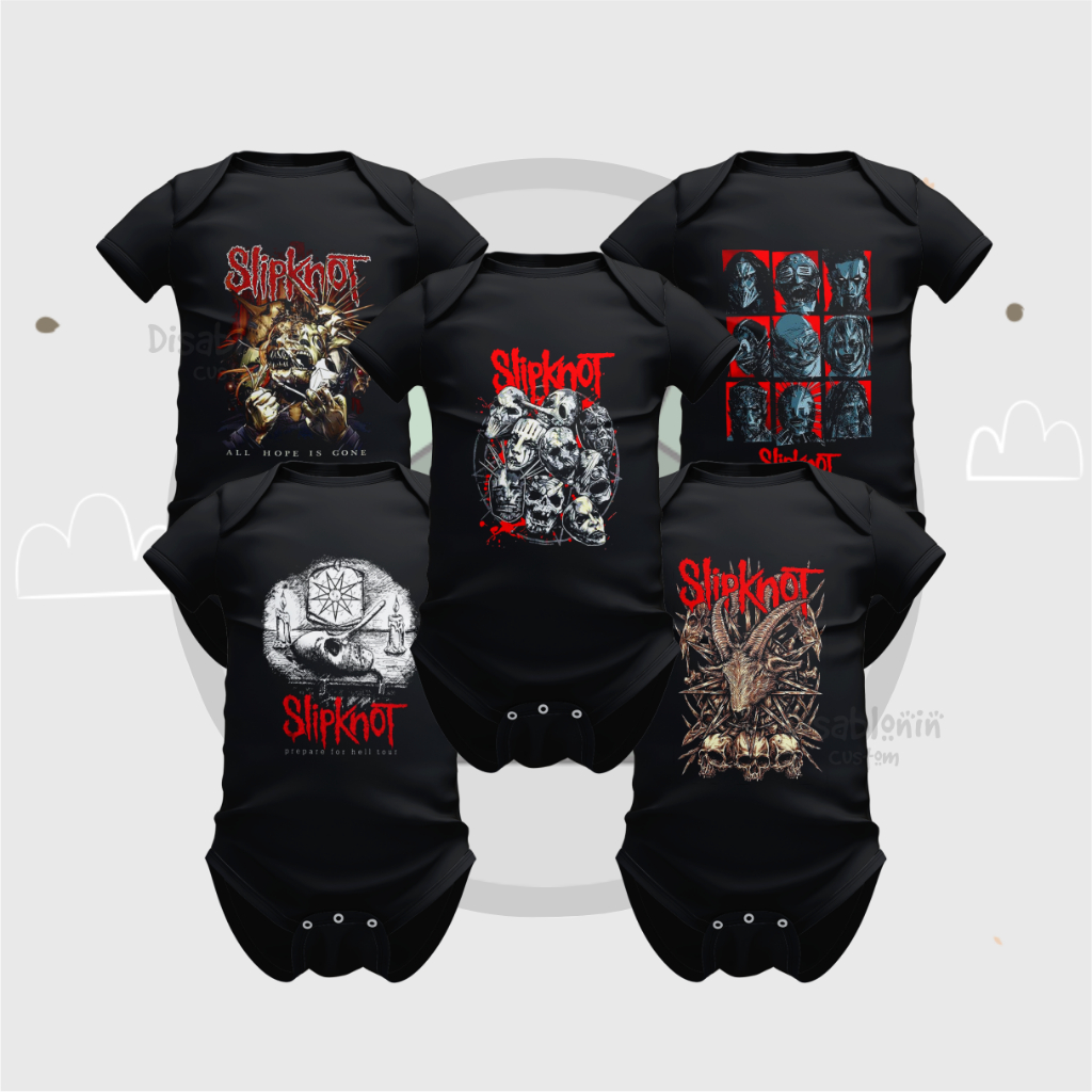 Jual BAJU BAYI JUMPER SLIPKNOT BAND PUNK BAND METAL SLIPKNOT | BAJU ...