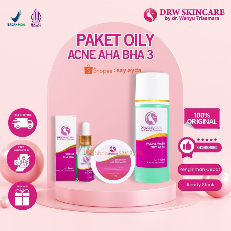 Jual Paket Oily Acne AHA BHA | Shopee Indonesia