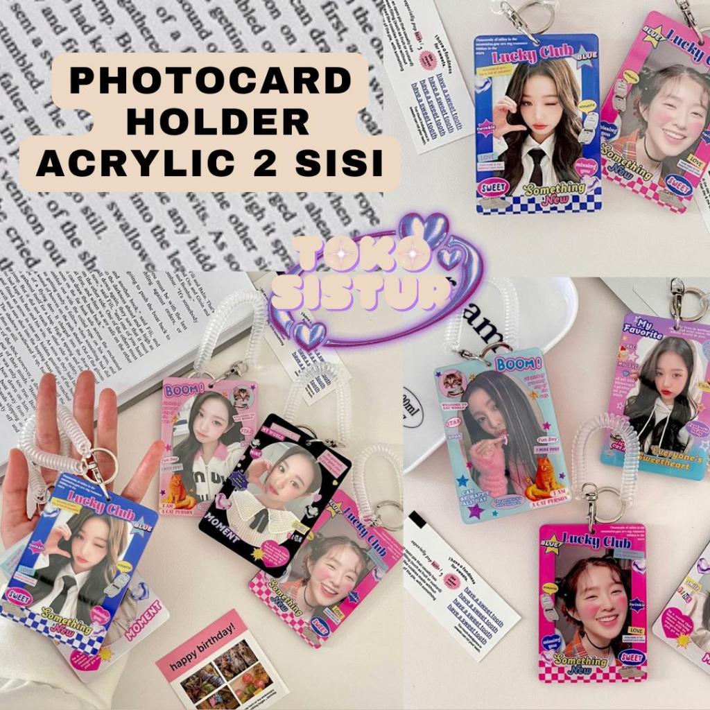 Jual [TS] CAHOL TEXT CUTE ACRYLIC 2 SISI/2 SIDE AKRILIK Photocard ...
