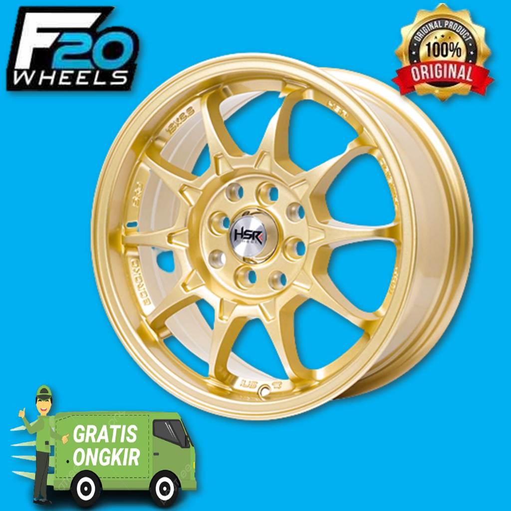 Jual VELG RACING MOBIL MIRAGE TIPE HSR BOROKO SRD R16X7 H4X100-114,3 BRIO,SIGRA,DLL | Shopee ...
