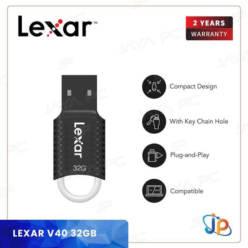Jual FlashDisk Lexar V40 Jumpdrive 32GB - Flash Disk 32 GB USB 2.0 | Shopee Indonesia
