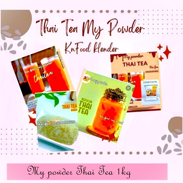 Jual Powder Thai Tea 1 Kg -Bubuk Minuman Thai Tea - Thai Thea Kemasan ...