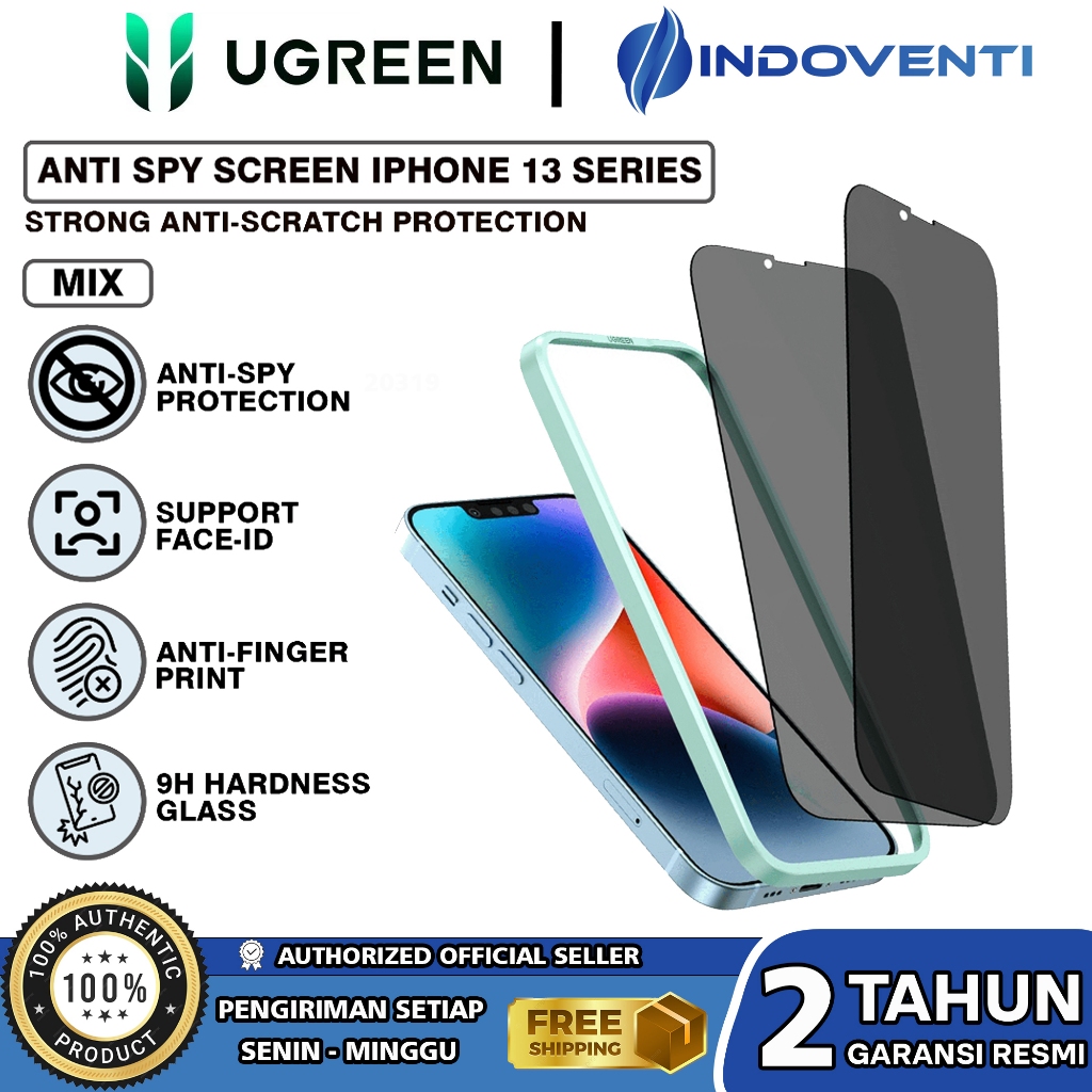Jual UGREEN Screen Protector Anti Spy Tempered Glass Pelindung Layar ...