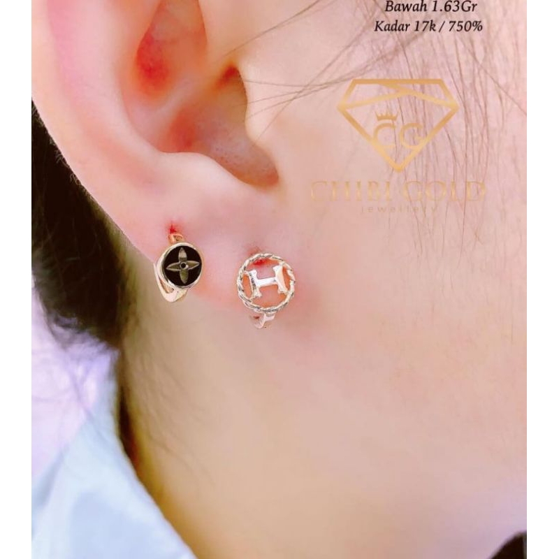 Jual CHIBI GOLD - Anting emas 750 kadar 17k A176733 - chibigold ...