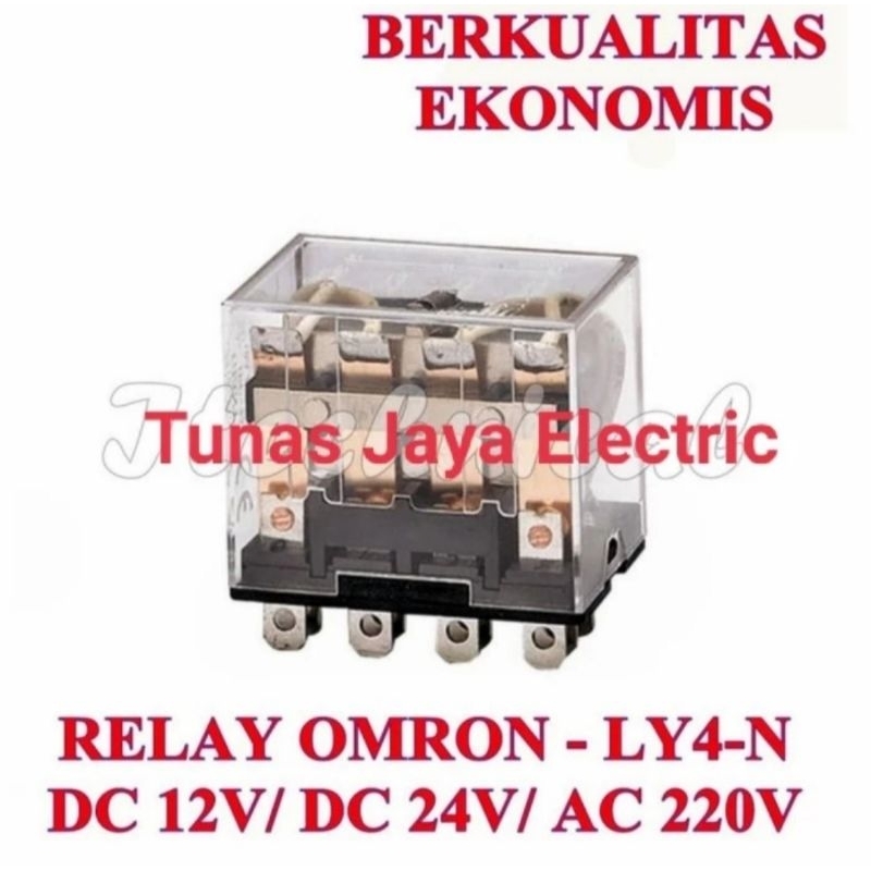 Jual Relay OMRON LY4N 220V/24V/12V (Kaki 14Pin) | Shopee Indonesia