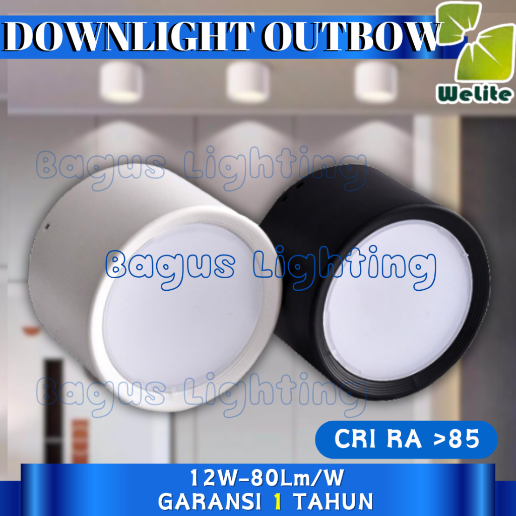 Jual Lampu Outbow Led 12W We Lite Lampu Downlight Plafon Rumah Garansi ...