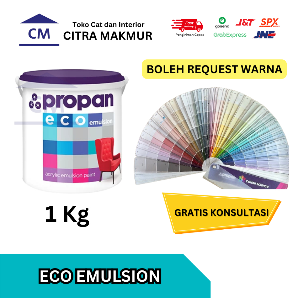 Jual Propan ECO EMULSION - 1 Kg (Bisa Request Warna & Custom Warna ...