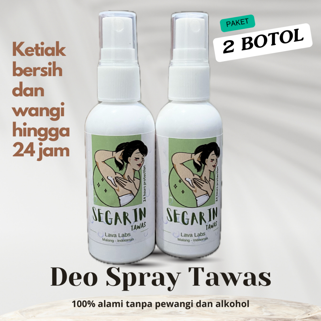 Jual Segarin Paket 2 Pcs - Natural Deo Spray Tawas Menghilangkan Bau ...