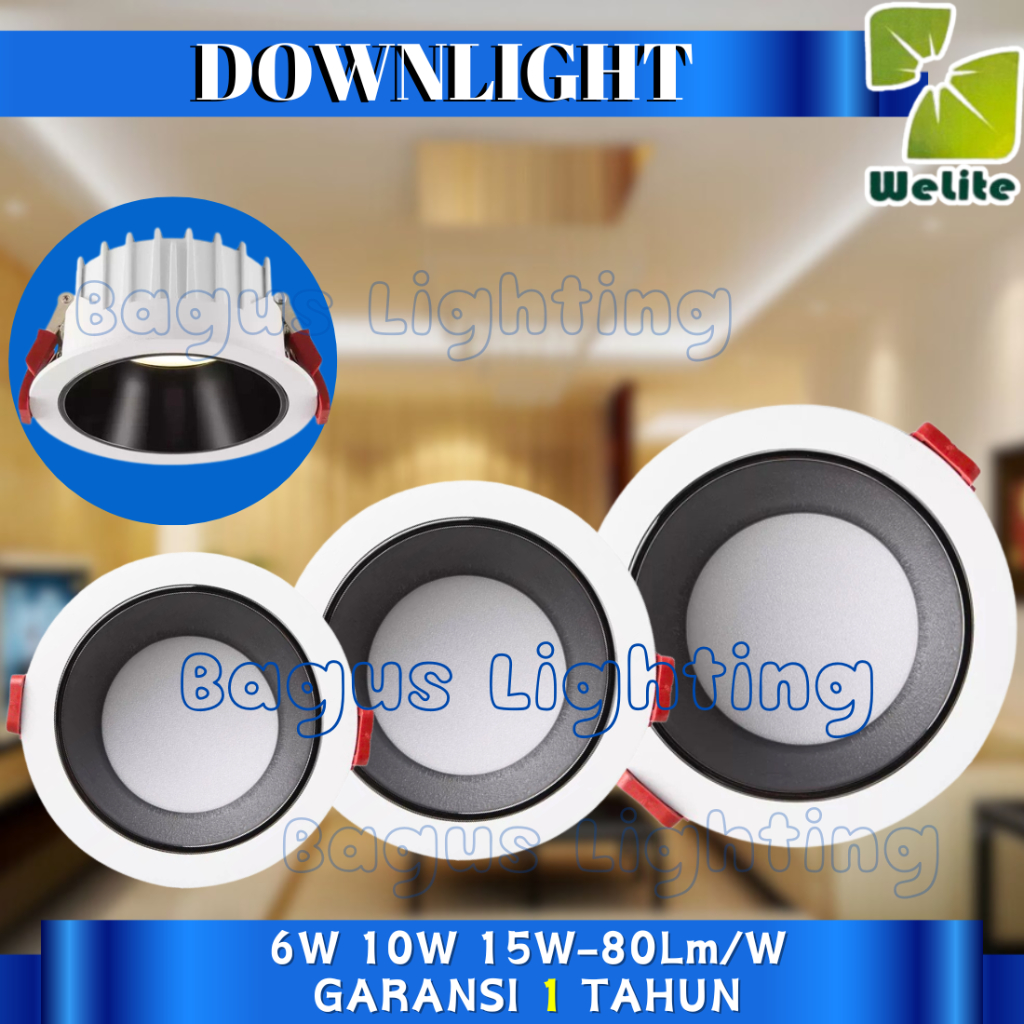 Jual Lampu Downlight Plafon LED Ceiling Light High Quality Bergaransi ...