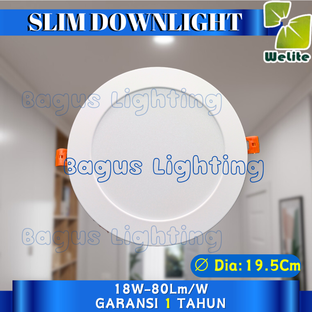 Jual Lampu Downlight Led 18W We Lite Slim Down Light Panel Inbow ...
