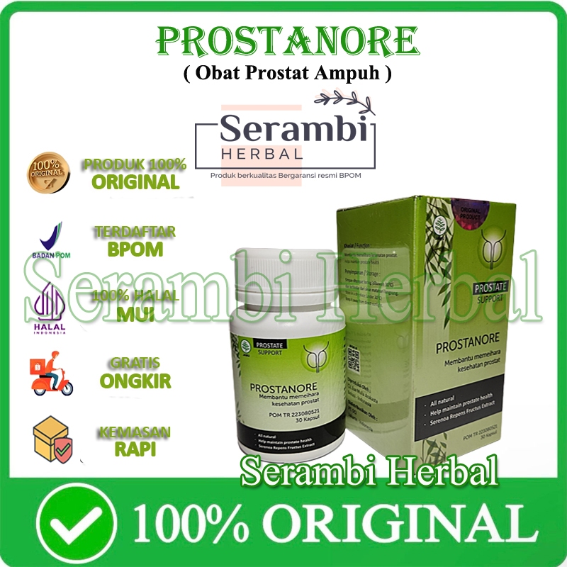 Jual Prostanore Asli 100% Original Obat Prostat Ampuh Herbal Resmi BPOM ...
