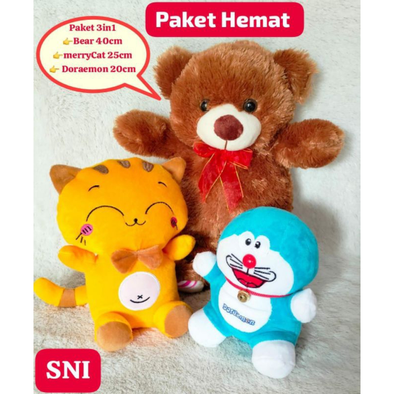 Jual Boneka paket hemat / kado si kecil/boneka lucu | Shopee Indonesia