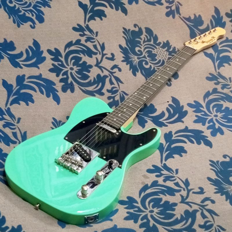 Jual Gitar Elektrik Stinger Telecaster STL-100 Surf Green | Shopee ...