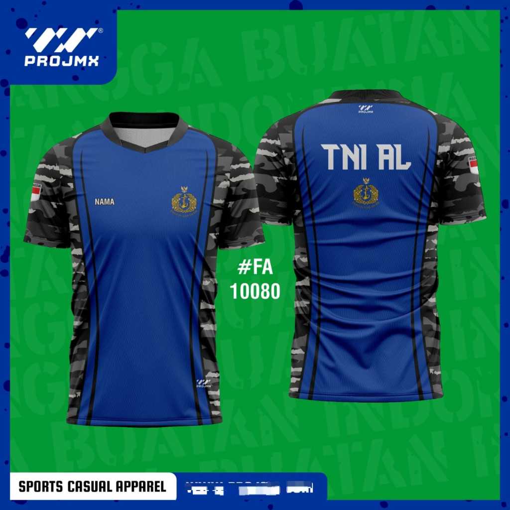 Jual PROJMX - KAOS JERSEY MILITER TNI AL ( BISA CUSTOM ) | Shopee Indonesia
