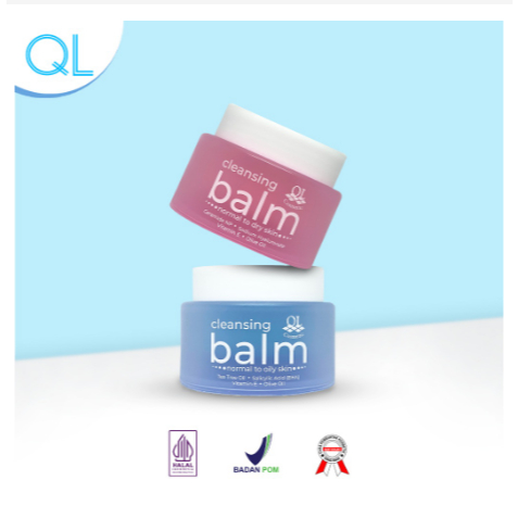 Jual QL Cosmetic Cleansing Balm Series 50 gram | Normal To Oily Skin ...