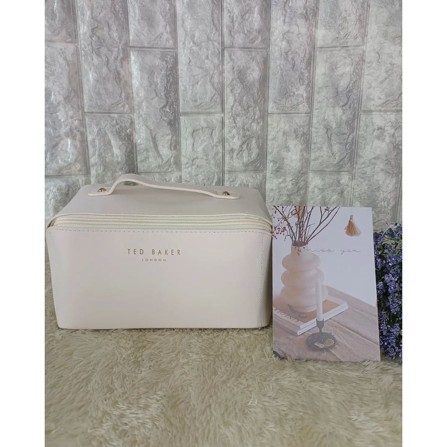 Jual 0112-001 TED BAKER COSMETIC POUCH CREAM | Shopee Indonesia