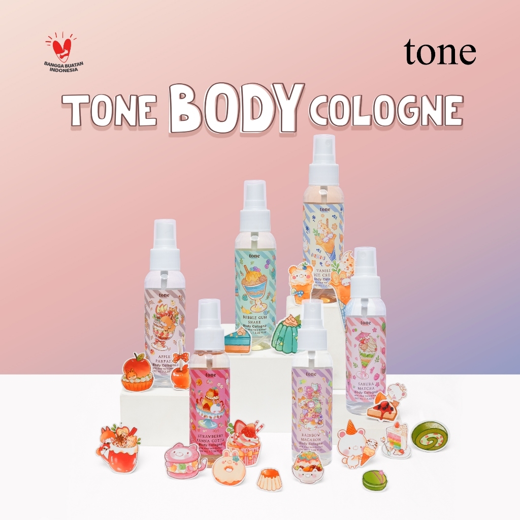 Jual Tone- Body Cologne 100 ml Series/Body Perfume/Parfum Spray (TN100 ...