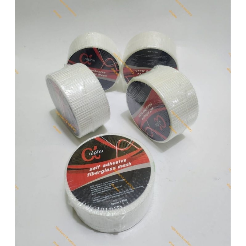 Jual Lem Lakban Gipsum 2 inch ALPHA / Kain Kasa Fibertape Gypsum 5 cm ...