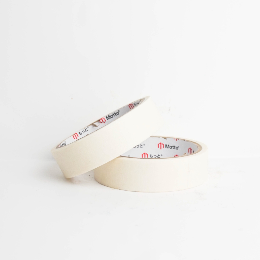 Jual Lakban Kertas / Masking Tape Cream 24mm x 10 Meter - 1 Dus Isi 144 ...