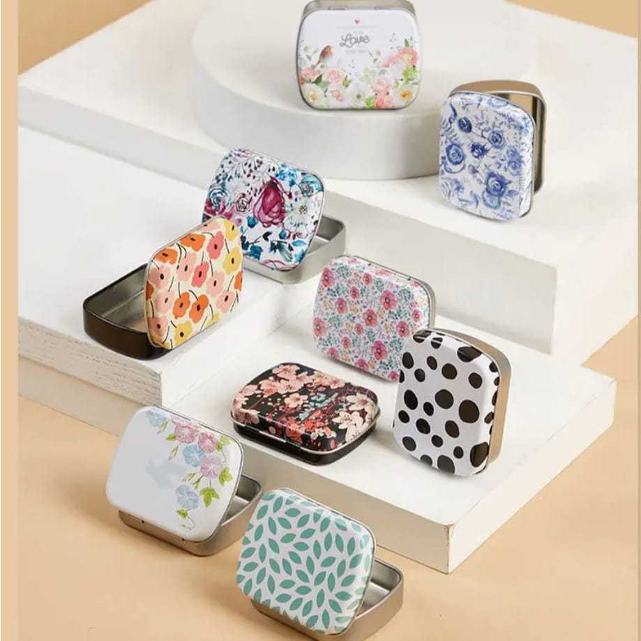 Jual Kaleng Aluminium Tin Case Storage Box Motif Lucu Box Kaleng Tempat ...