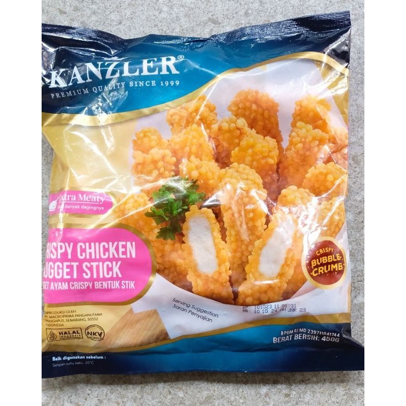 Jual kanzler stick crispy nugget bentuk stik 450 g | Shopee Indonesia