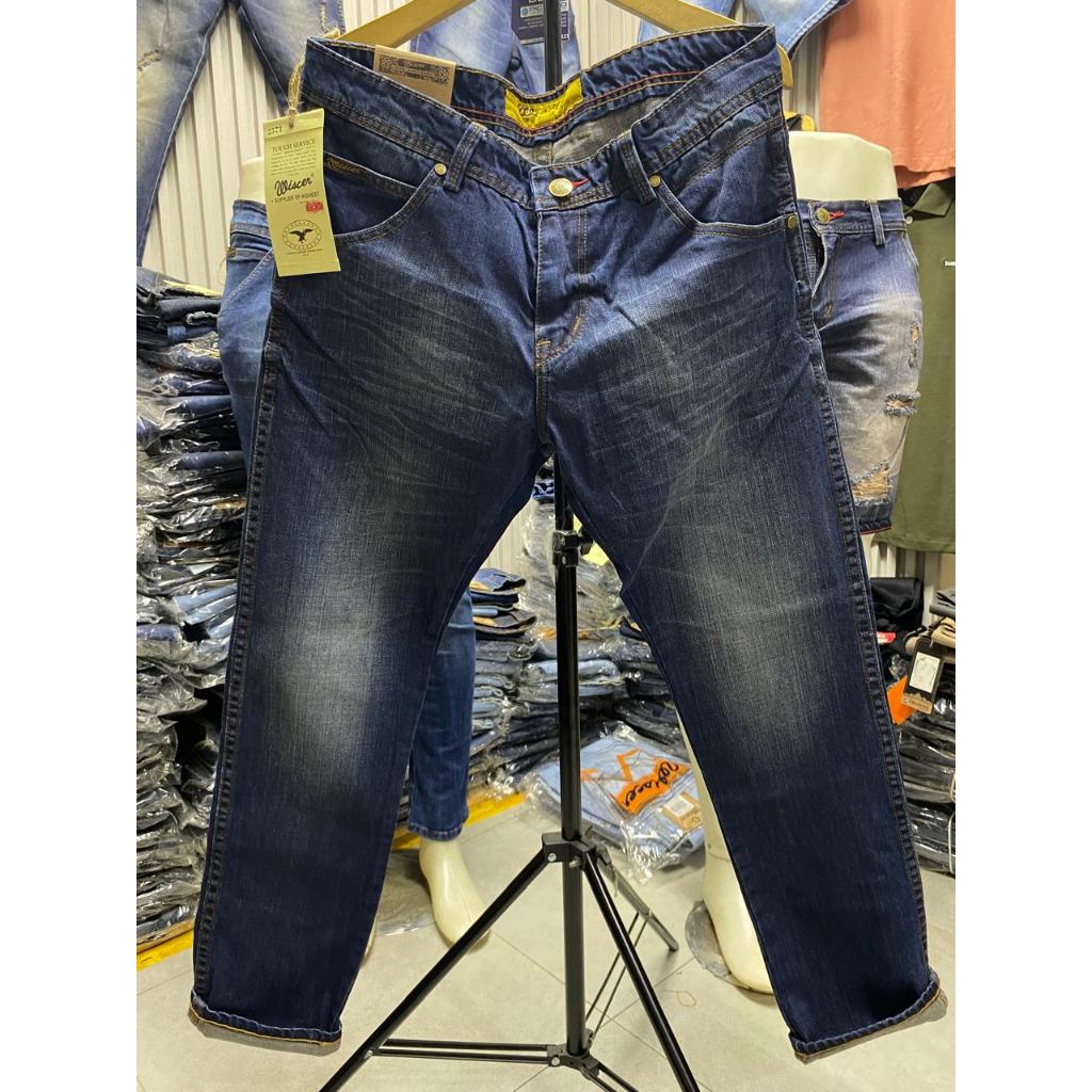 Jual Celana Panjang Jeans Pria Reguler Tidak Melar Warna Tidak Luntur ...