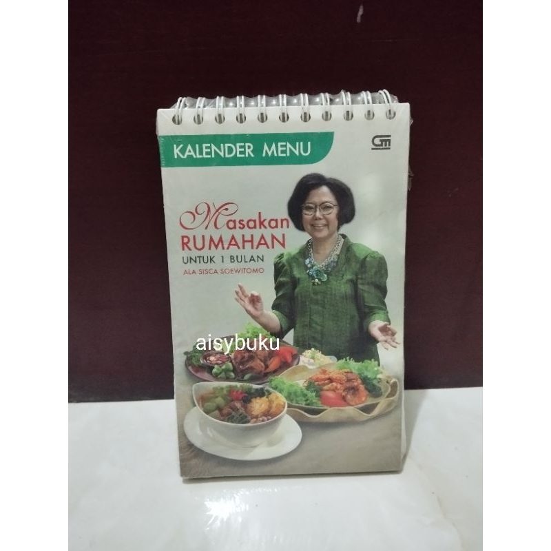 Jual kalender menu resep masakan rumahan untuk 1 bulan Sisca Soewitomo ...