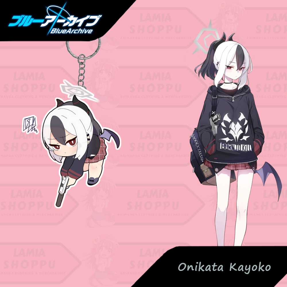Jual Gantungan Kunci Blue Archive Onikata Kayoko Chibi | Ganci Kayoko ...