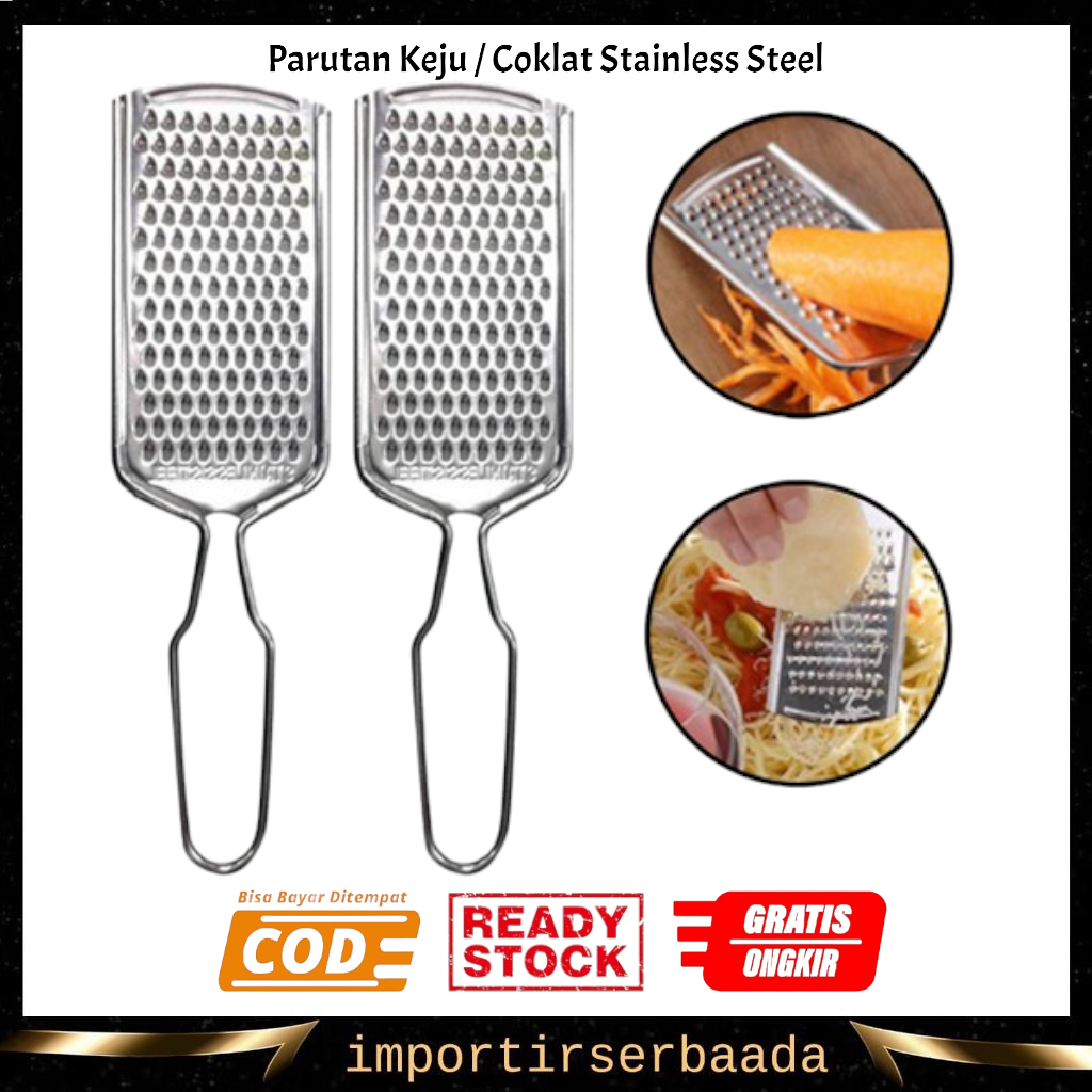 Jual IMP- Parutan Keju Stainless Steel Alat Parut Cokelat Wortel ...