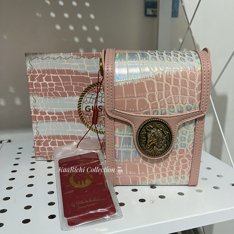 Jual GUSACHI Tas HP Croco | Shopee Indonesia