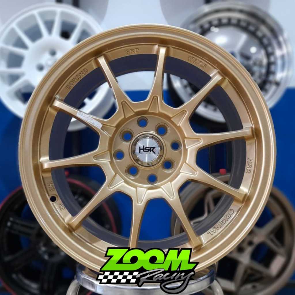 Jual Velg Mobil Rata Body R16 HSR BOROKO SRD Ring 16 lebar 7 Et42 Pcd 4x100/114,3 Bronze ...