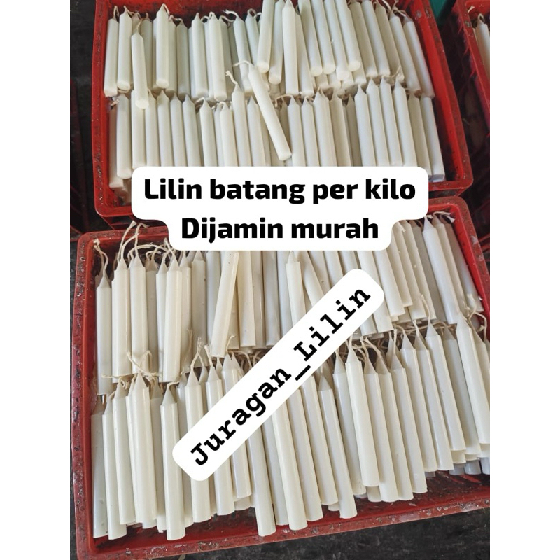 Jual LILIN PUTIH PILLAR/BATANG 1 kg | Shopee Indonesia