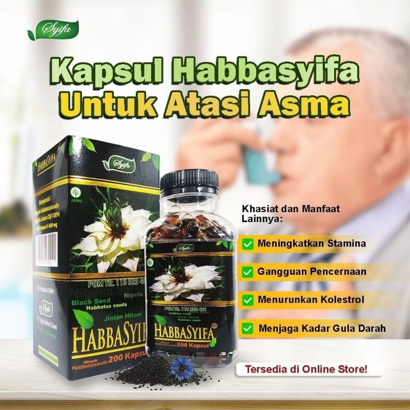 Jual HABBASYIFA MINYAK HABBATUSSAUDA ORIGINAL (90KAPSUL) | Shopee Indonesia