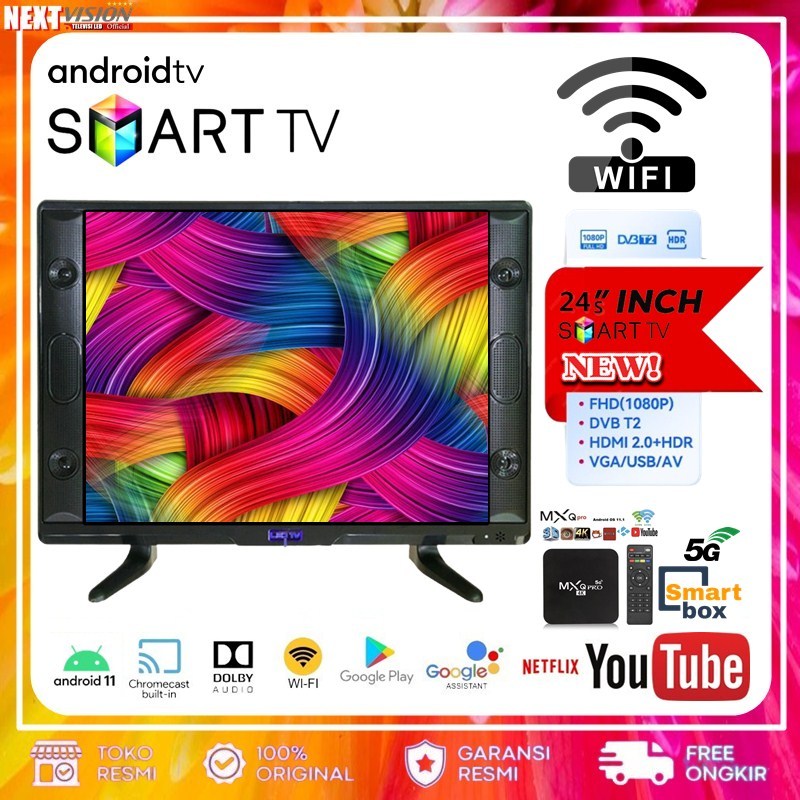 Jual NEXT VISION - DIGITAL TV LED 24S SMART TV LENGKAP DENGAN ANDROID ...