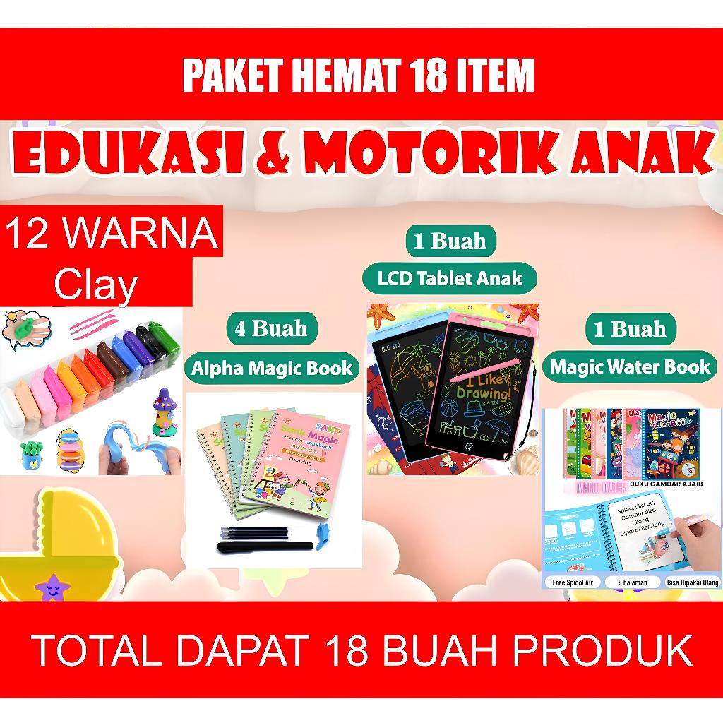 Jual [TOTAL 18 ITEM] Paket Lengkap Buku Belajar Anak Menulis ...
