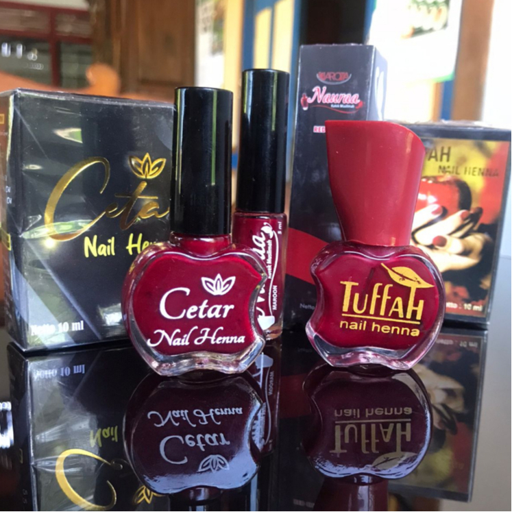 Jual Cetar kutek halal muslimah Tuffah nail henna cat kuku inai kuku ...