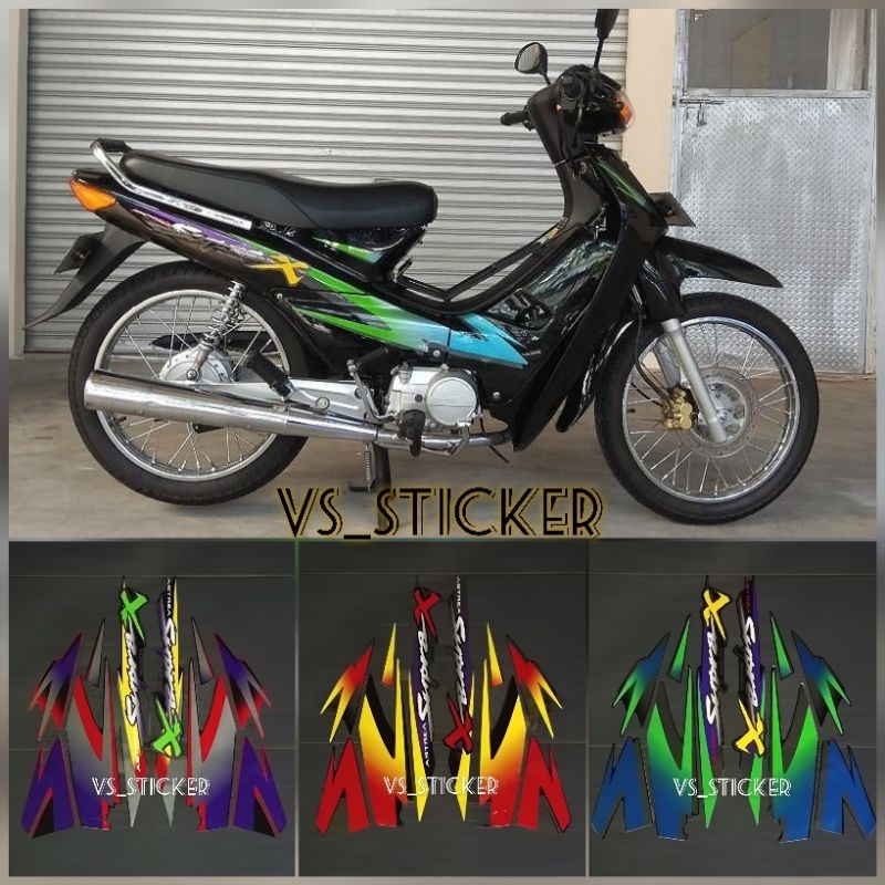 Jual STRIPING LIST STANDART MOTOR HONDA SUPRA X 2000 2001 | Shopee ...