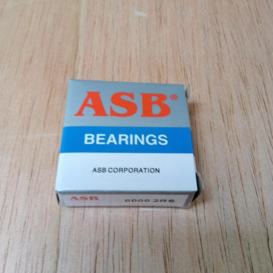 Jual Bearing Laher Laker Klaker merk ASB 6000 2RS Bisa Untuk As Roda ...
