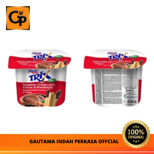 Jual Biskuit Stik Kent Trix Hazelnut Cream with Cocoa and Breadsticks ...