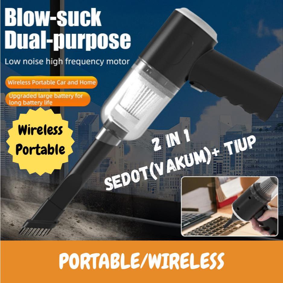 Jual Vacum Vakum Mobil Rumah PC Pet Portable Wireless facum fakum Car ...